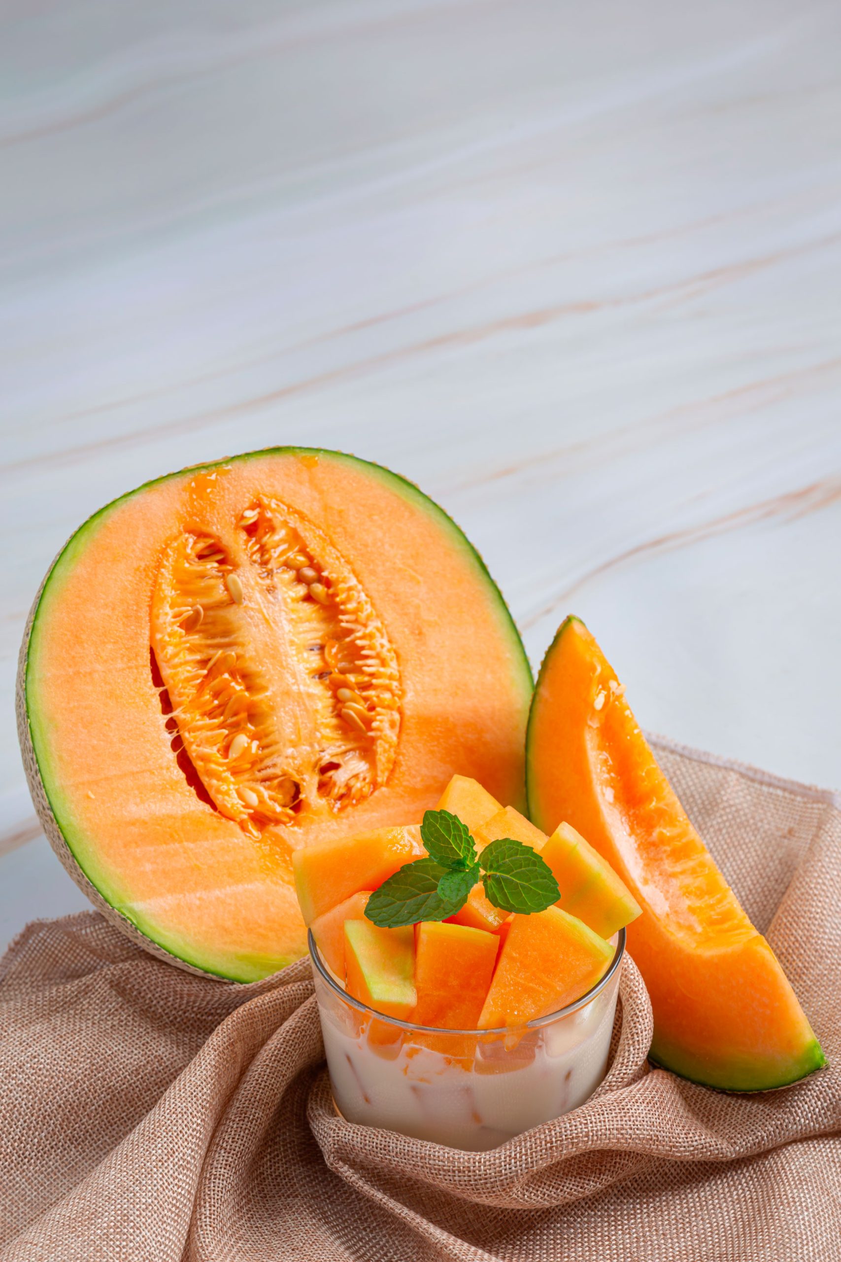 Melon à la crème de coco | Charnel